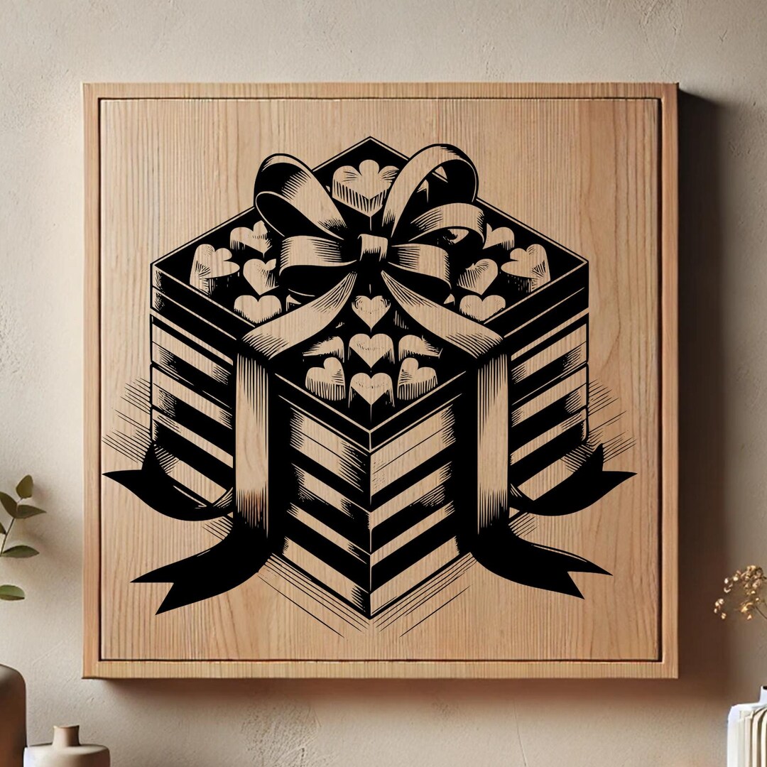 Chocolate Boxes SVG, Cutting Digital File, Sweet Love Laser Wood ...