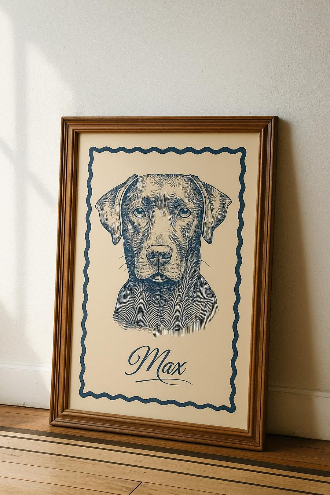 Professional Dog Line Drawing Print From Photo - Etsy