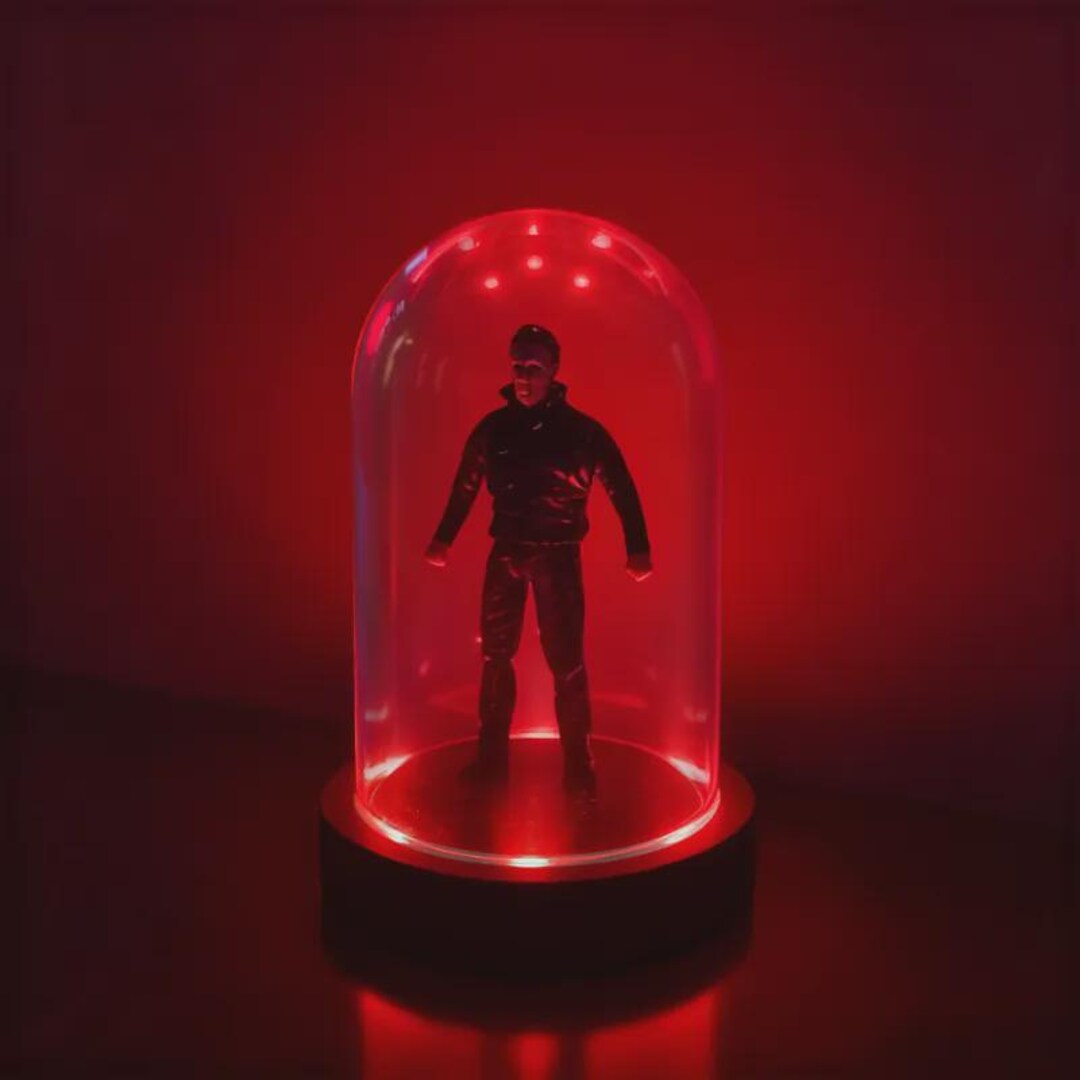 Spooky Halloween Dome Night Light With LED – Horror Character Lamp for ...
