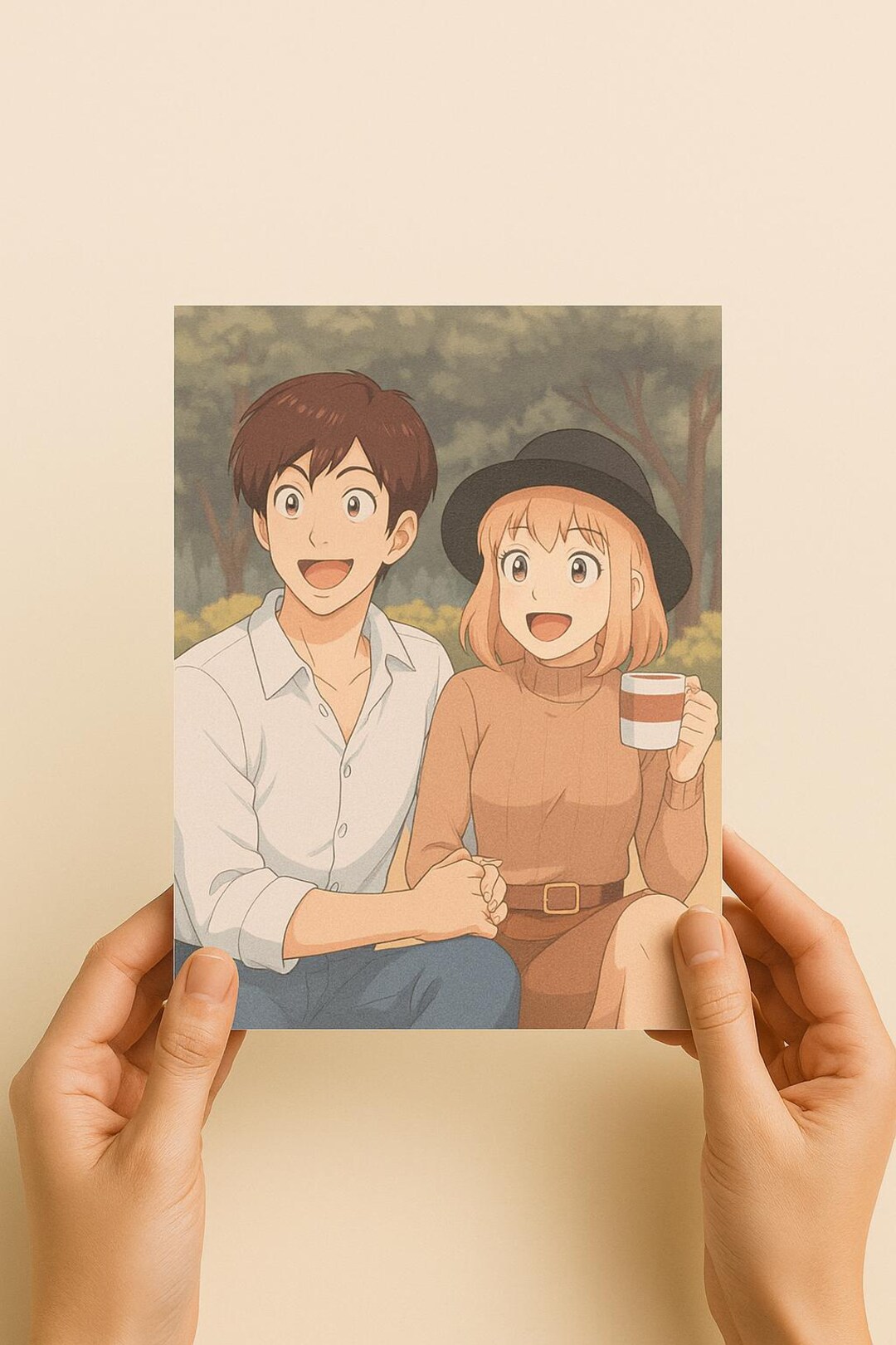 Custom Anime Style Lenticular Frame – Dual View Moving Picture Art Gift ...