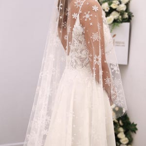 Elsa - Snowflake Glitter Veil - Etsy