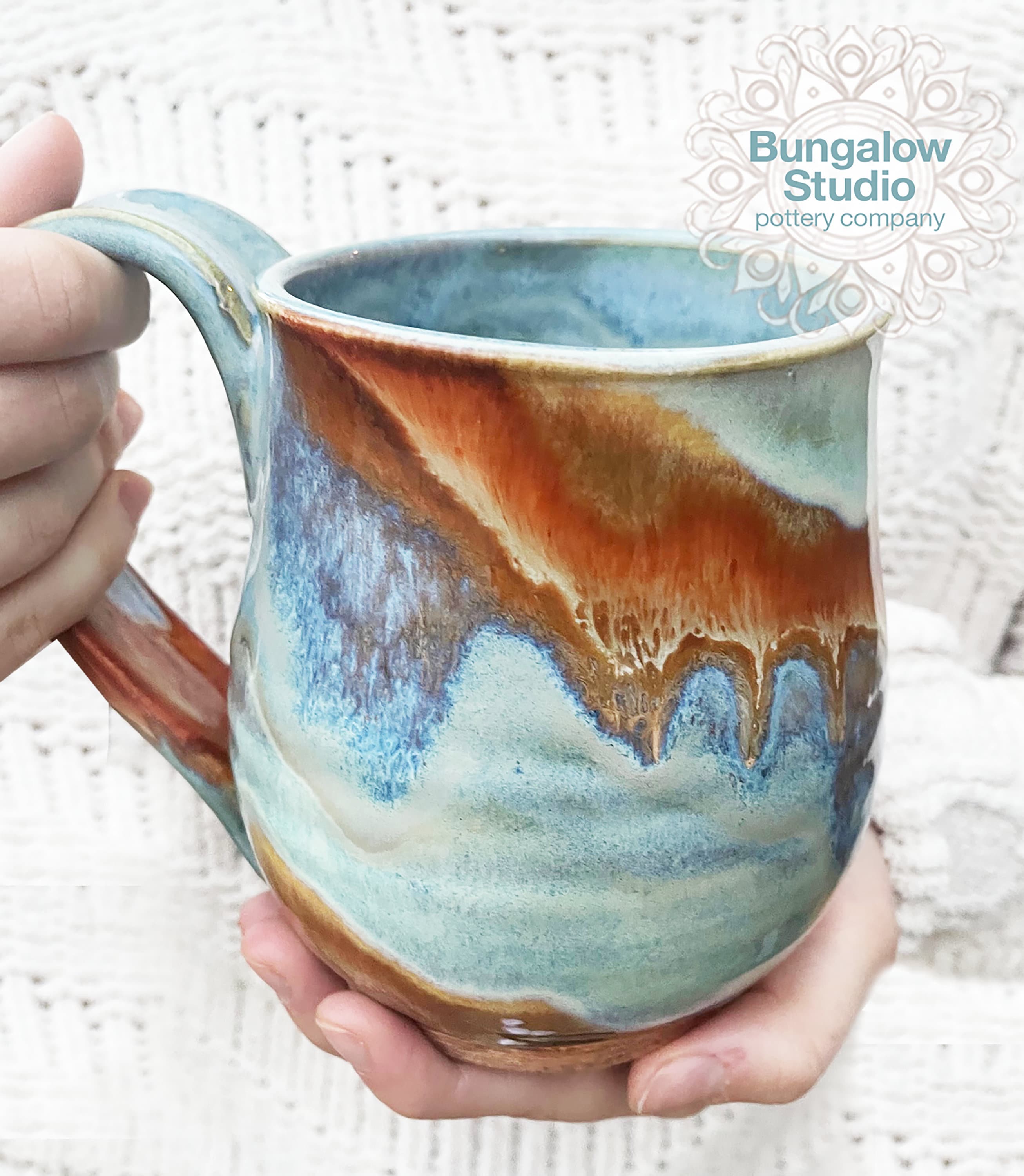 Ceramic Mug, Large Pottery Mug, Pottery Mug in Handmade, Ceramic ...