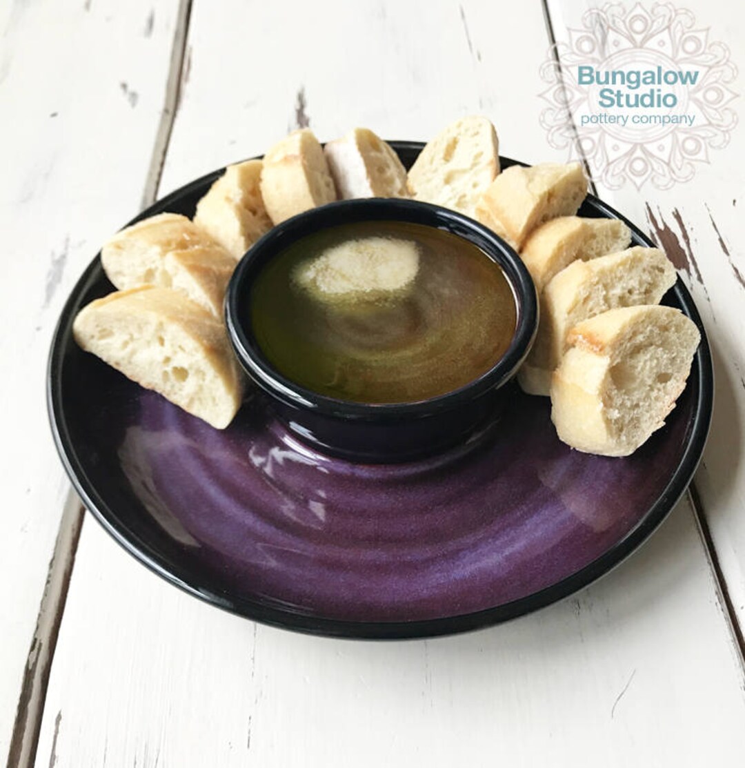Olive Oil Dipping Tray, Ceramic Olive Oil Dish, Housewarming Gift - Etsy