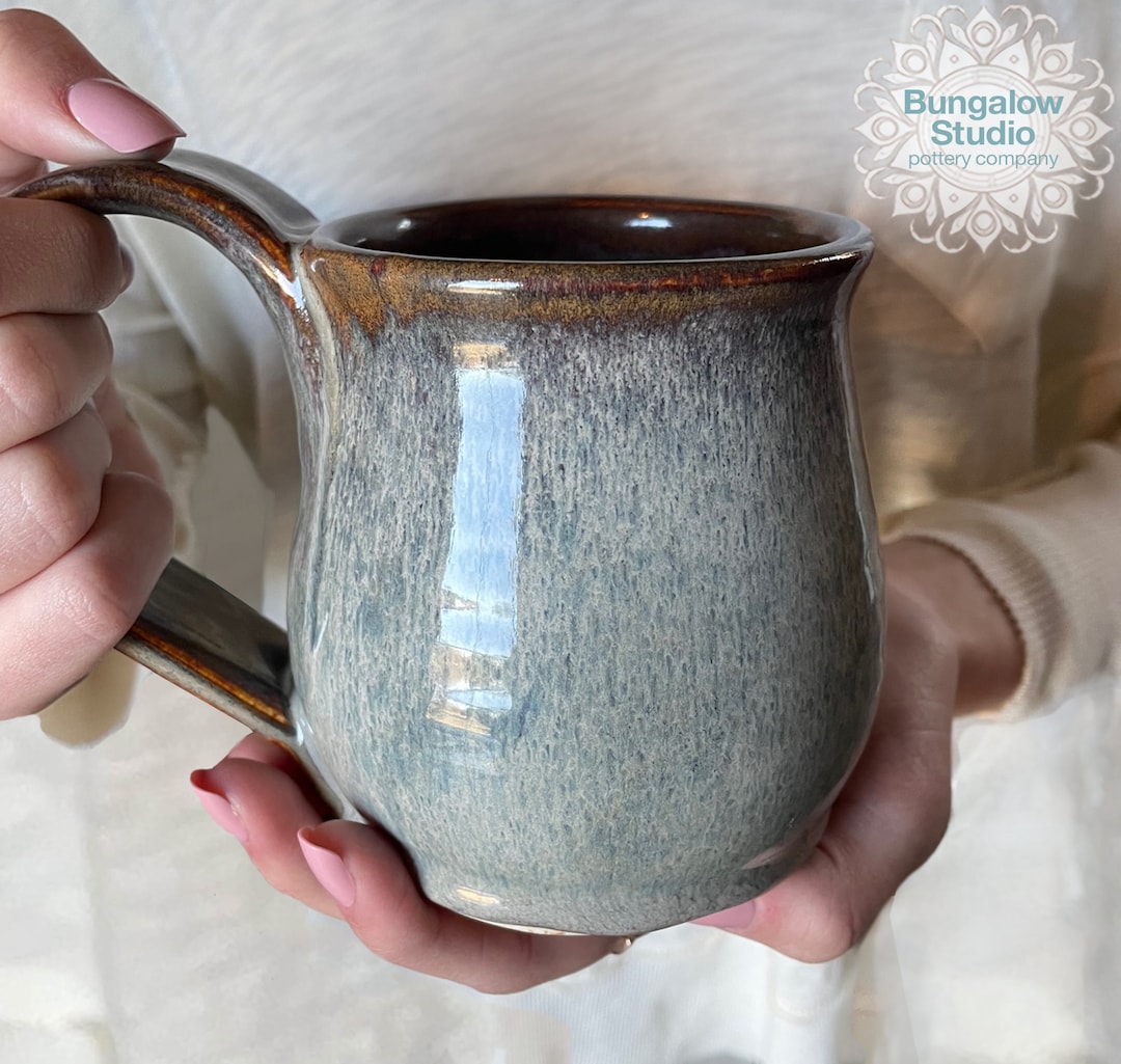 Ceramic Mug, Large Pottery Mug, Pottery Mug in Handmade, Ceramic ...