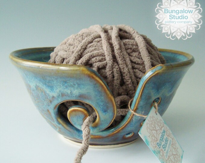 Gifts for Knitters, Yarn Bowl, Ceramic Knitting Bowl for Yarn - Etsy