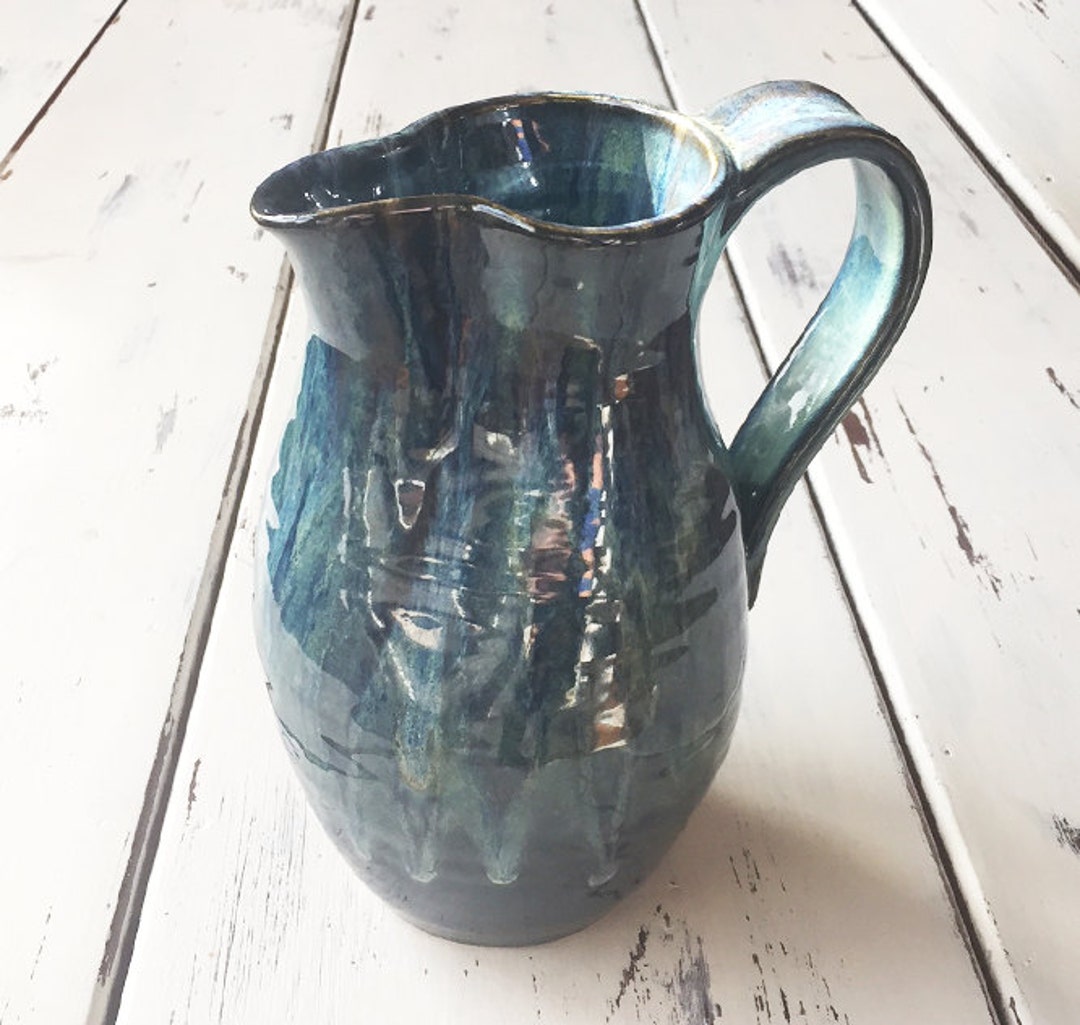 Ceramic Pitcher, Water Pitcher, Pottery Pitcher - Etsy