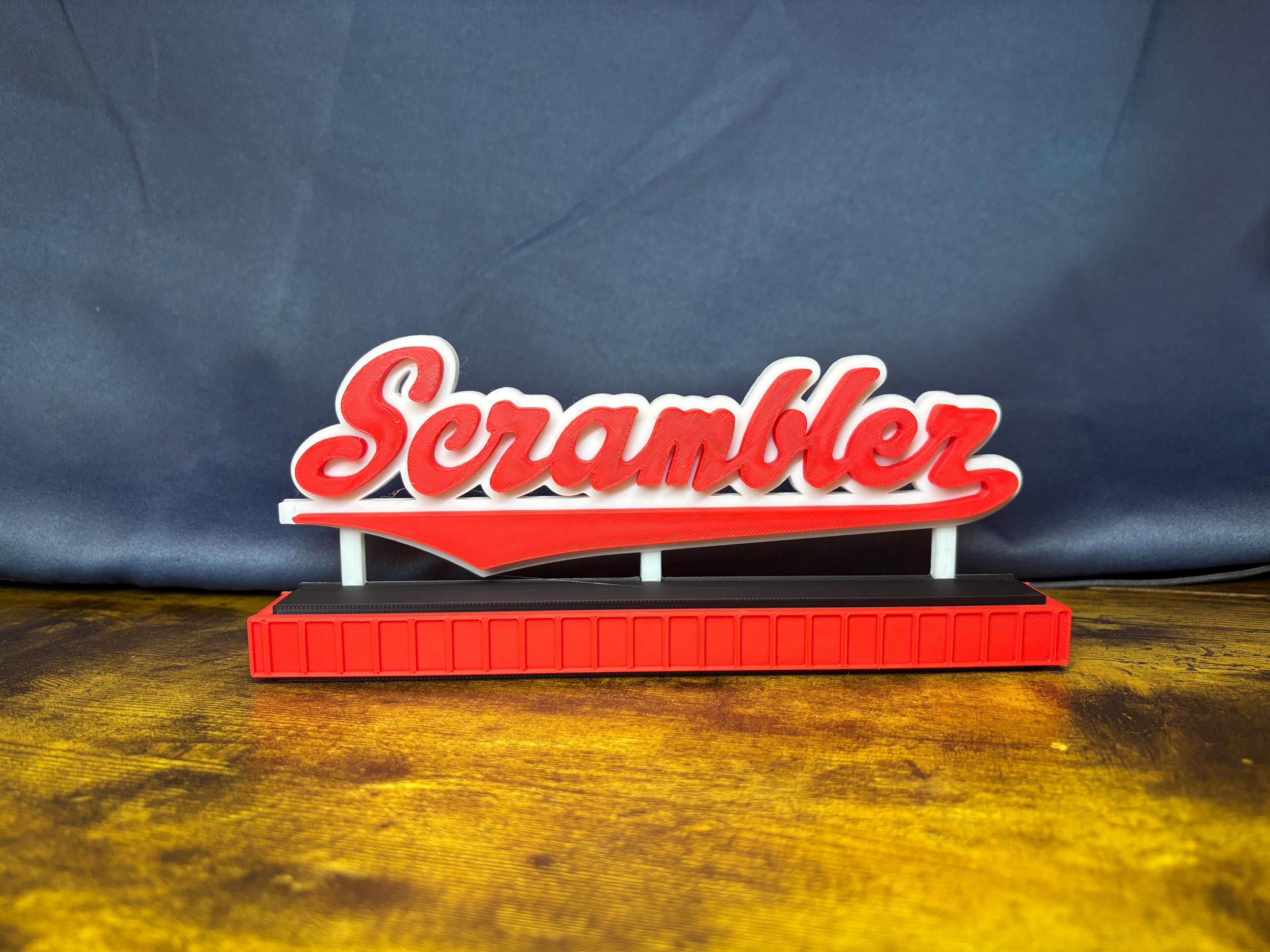 Scrambler Euclid Beach | Desktop Sign - Etsy