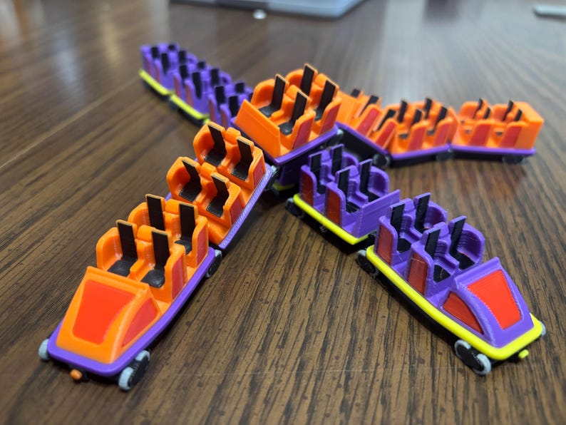Incredible Screamin' | Roller Coaster Snake - Etsy