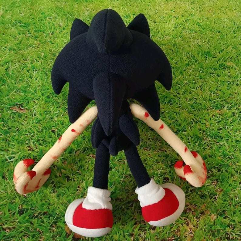 Sonic EYX Plush, Sonic Plush, Hedgehog Plush, Stuffed Animal 14", Unexe ...