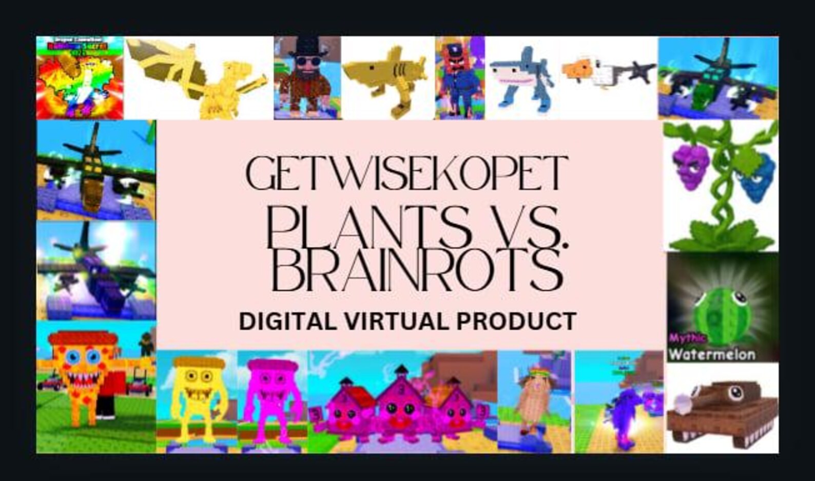 Plant Versus Brainrot ÷ Brainrot Cheapest Item Fast Delivery - Etsy