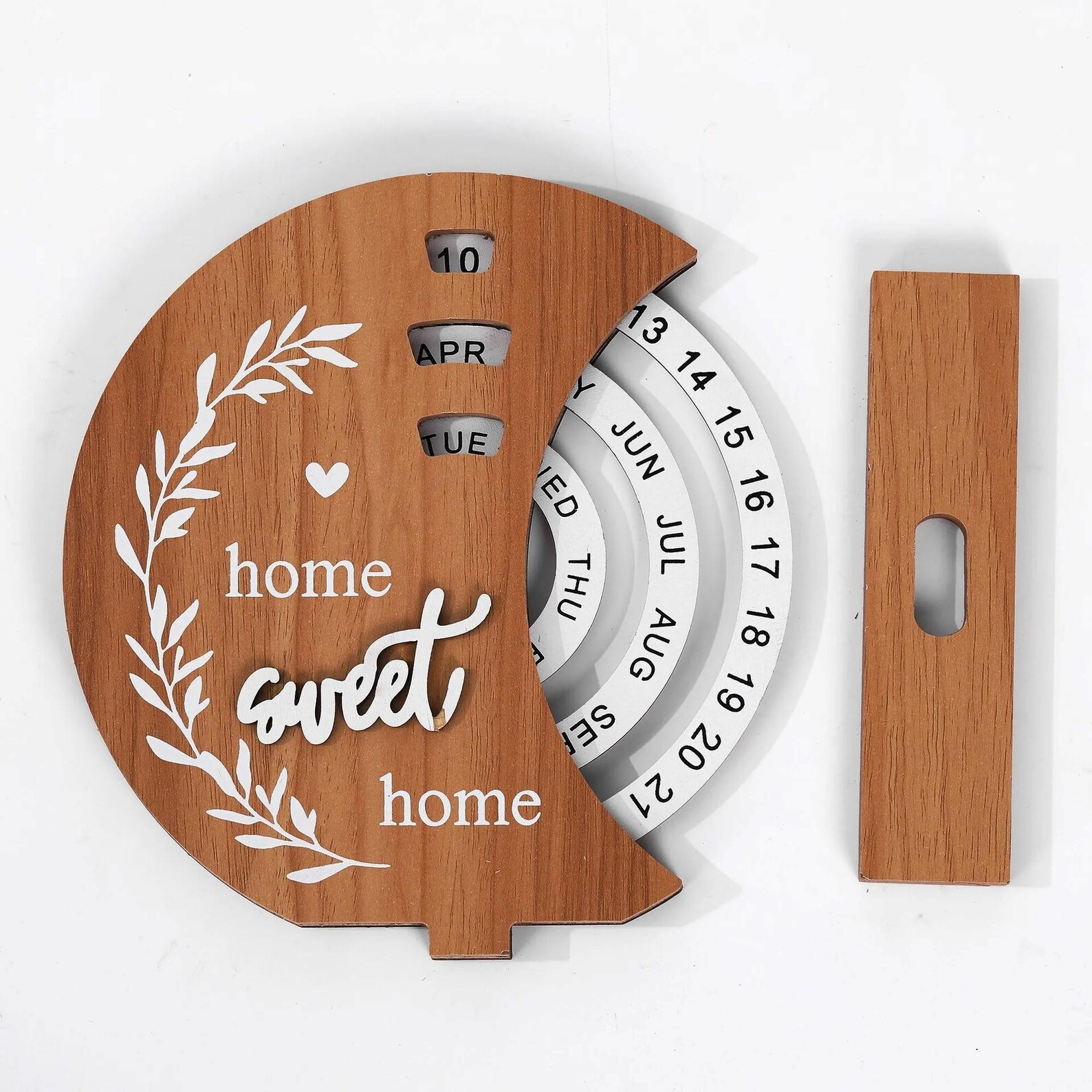 Infinity Calendar Wooden Creative Calendar Manual Rotating Perpetual ...