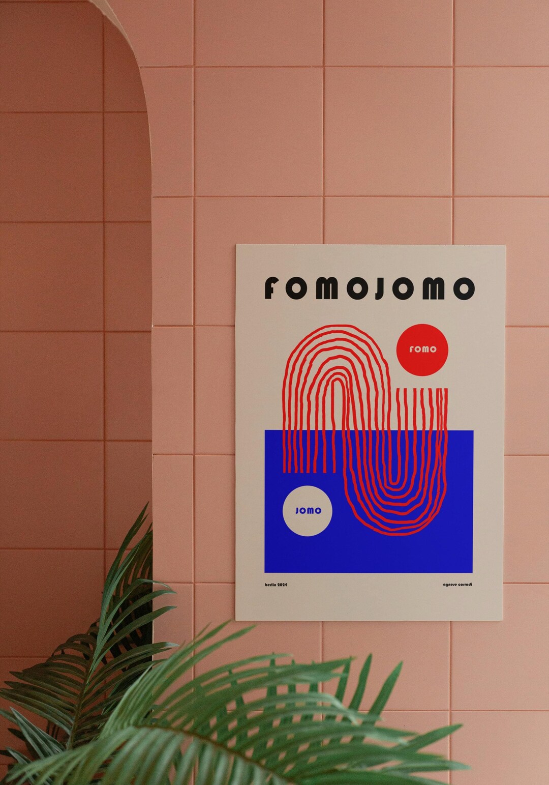 Bauhaus Poster A2 Fomo Jomo Berlin Wall Gift Special Collection Limited ...