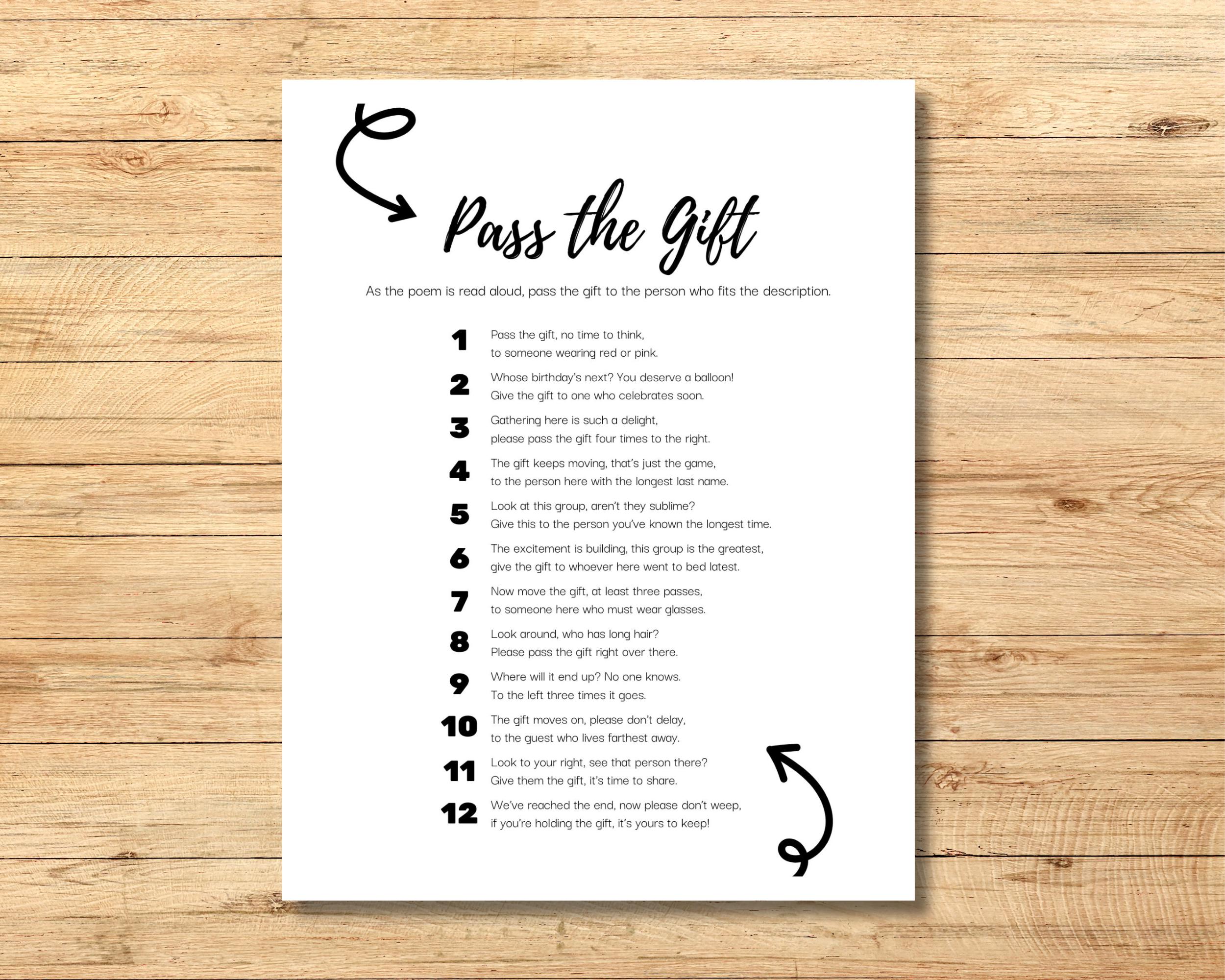 Pass the Gift Game | Pass the Prize Game | Ice Breaker Games | Pass the ...