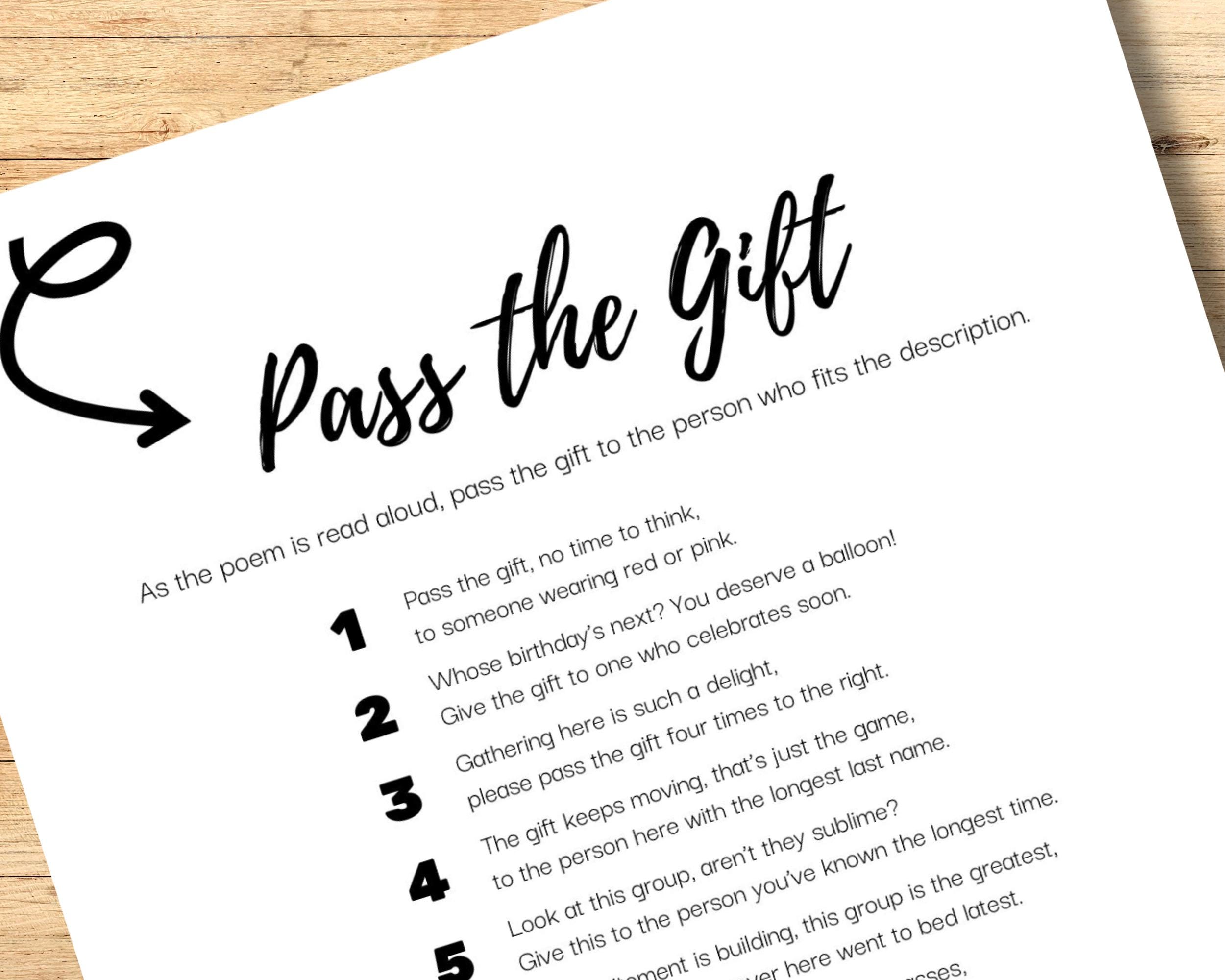 Pass the Gift Game | Pass the Prize Game | Ice Breaker Games | Pass the ...