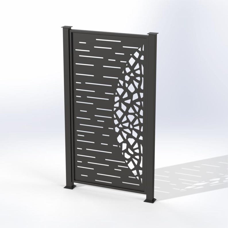 Modern Fence Panel DWG DXF | 108 | CNC Laser & Plasma Cut File ...