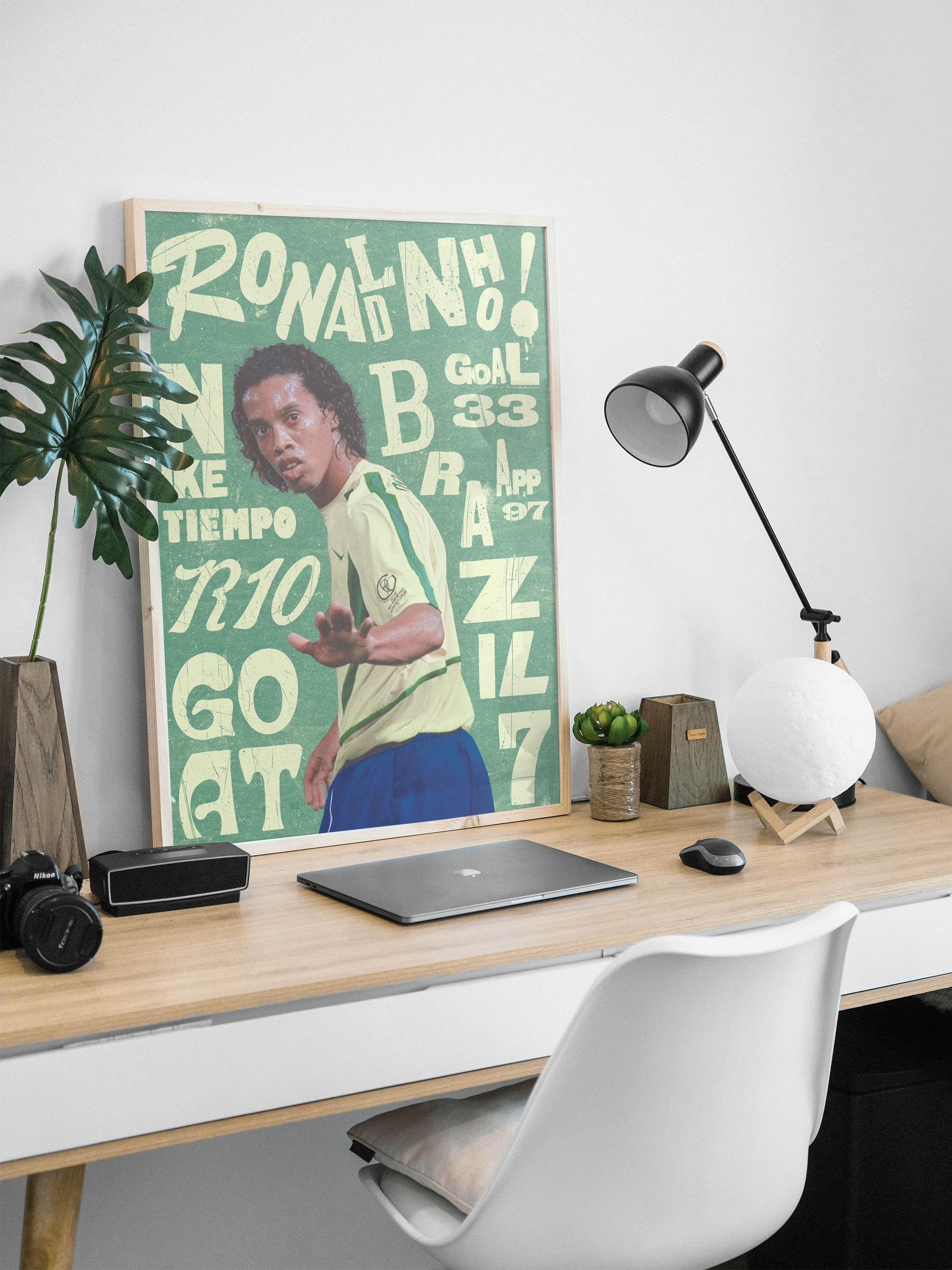Ronaldinho Poster (A3) - Etsy