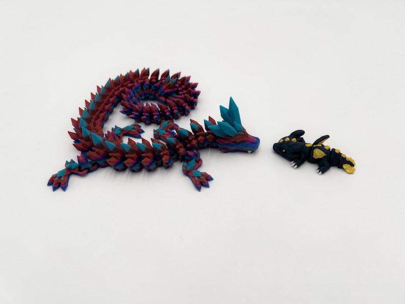 Crystal Dragon and Optional Dragon Scale Egg in Mystery Colors - Etsy