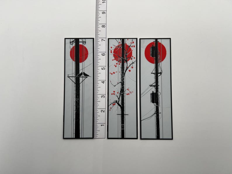 Streets of Japan Bookmark Set, 3D Printed Bookmarks, Set of 3 - Etsy