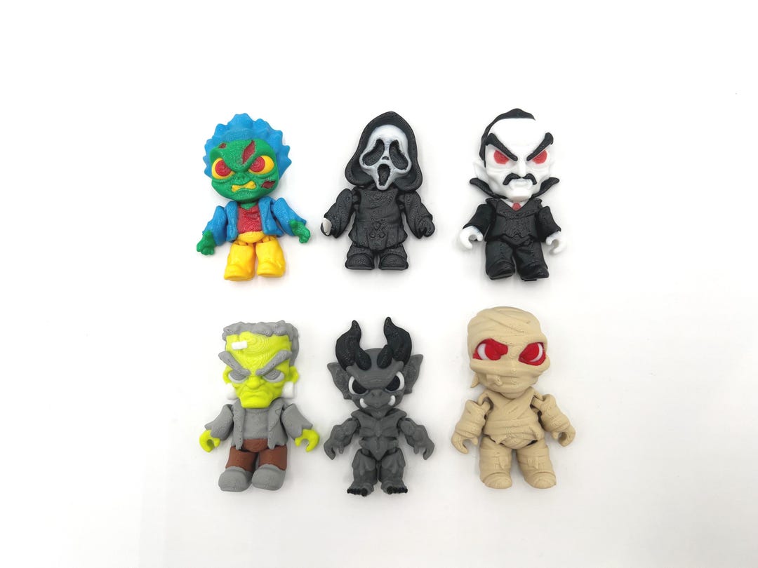 Mini Halloween Monsters Collection, Halloween Décor, Monster Decoration ...