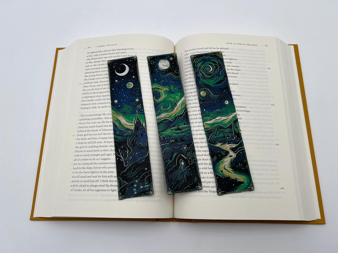 Starry Night Dreams Bookmarks Set, Perfect Gift for for Avid Readers ...