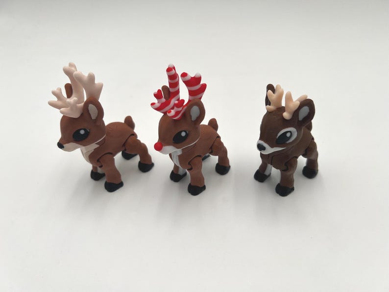 Little Reindeer Collection, Set of 6, Gift for Christmas Lovers ...