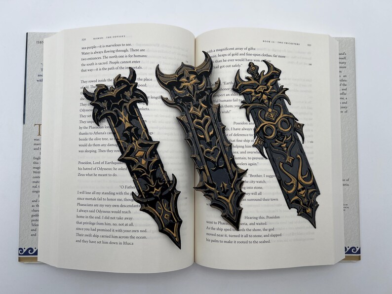 Orc Banners Bookmark Set, 3D Printed Bookmarks, Set of 3 - Etsy