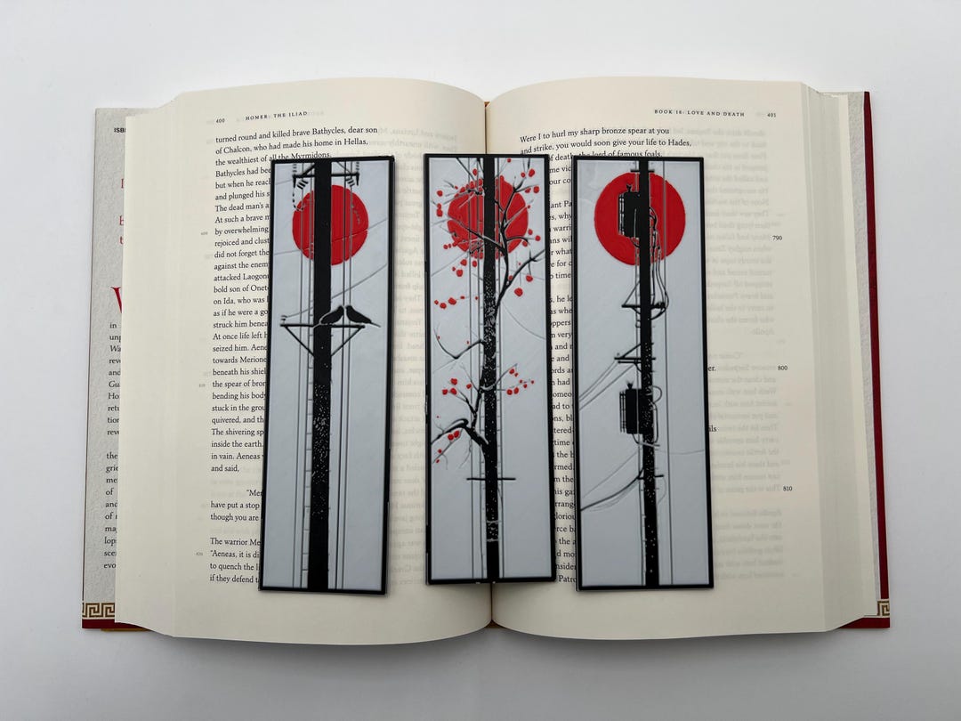 Streets of Japan Bookmark Set, 3D Printed Bookmarks, Set of 3 - Etsy