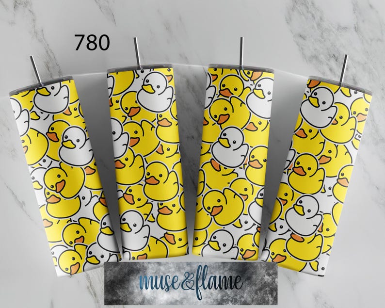 Rubber Ducks Ready to Press Tumbler Wrap Sublimation RTP Transfer Print ...
