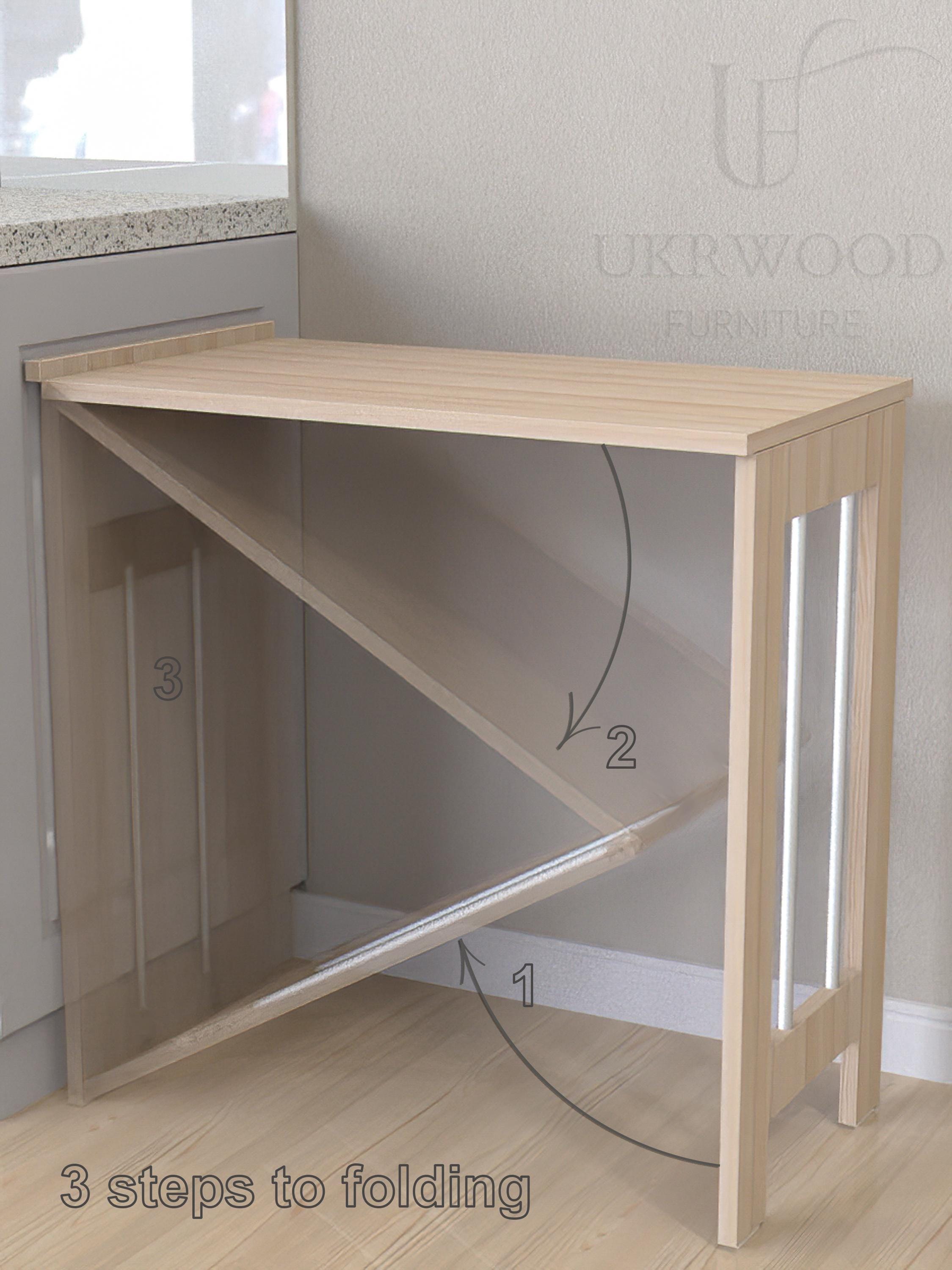 Kitchen Murphy Desk or Floating Desk; Murphy Table or Console Table ...
