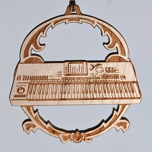 Keyboard Ornament - Solid Cherry Wood - Etsy