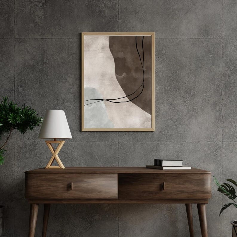 Minimalist Abstract Art for Download and Print - Modern, Scandinavian ...