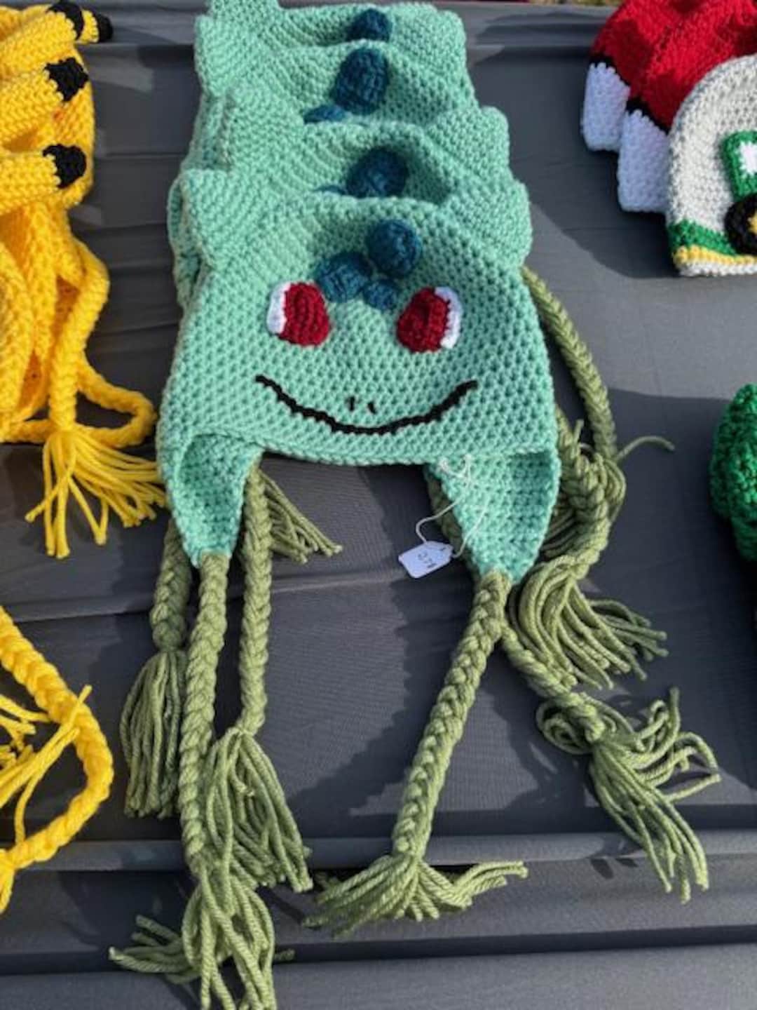 Handmade Pokemon Bulbasaur Crochet Hat | Cozy Beanie | Warm Winter Hat ...