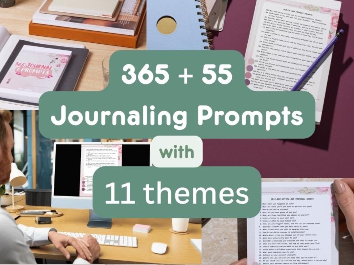 365 Journal Prompts for Daily Journalling for Beginners and Experts for ...