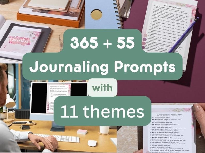 365 Journal Prompts for Daily Journalling for Beginners and Experts for ...