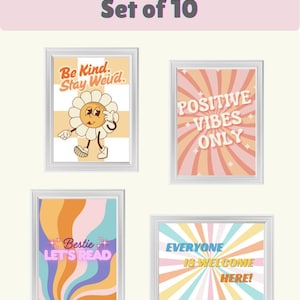 10 Funky Classroom Posters | Aesthetic Motivational Decor for Students ...