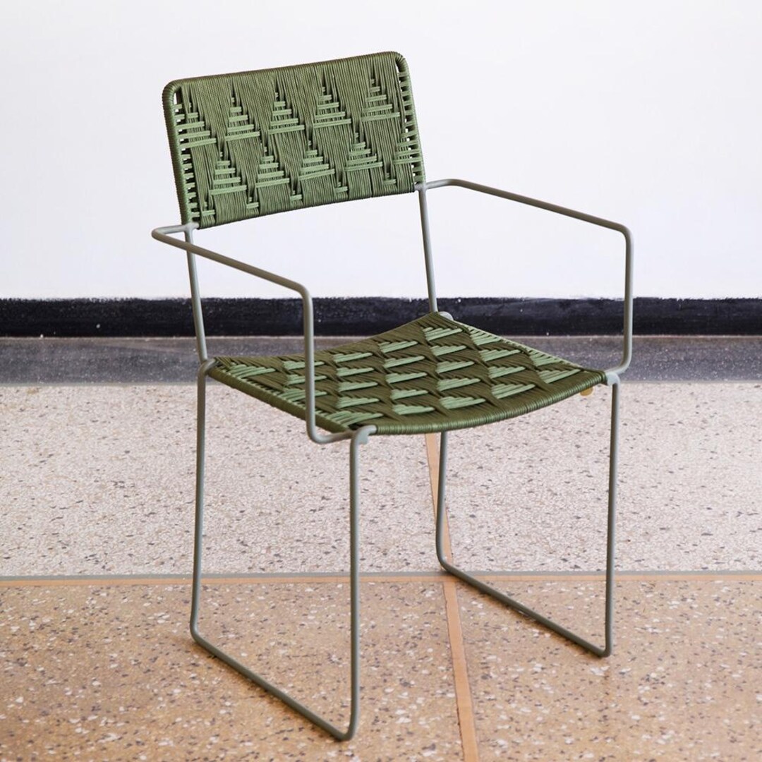 IJJA Handwoven Moroccan Armchair With Adjustable Weaving Pattern - Etsy