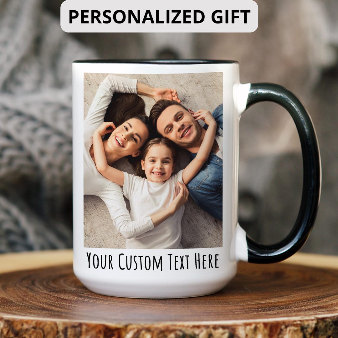 Custom Photo Mug, Custom Mug Photo, Personalized Photo Mug, Picture Mug ...