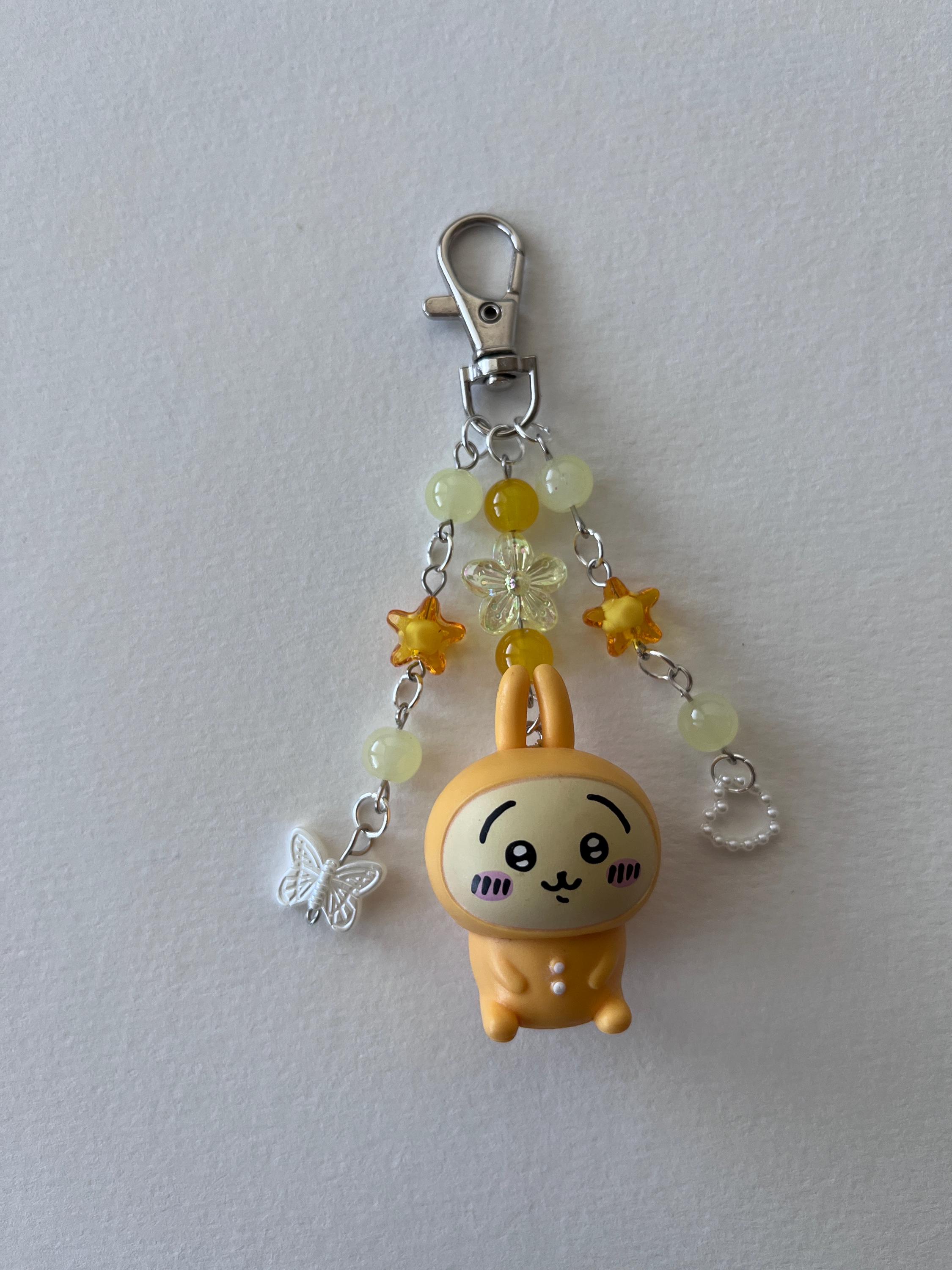 Chiikawa Usagi Hachiware Keychain Bag Charms Trinket Upcycled ...