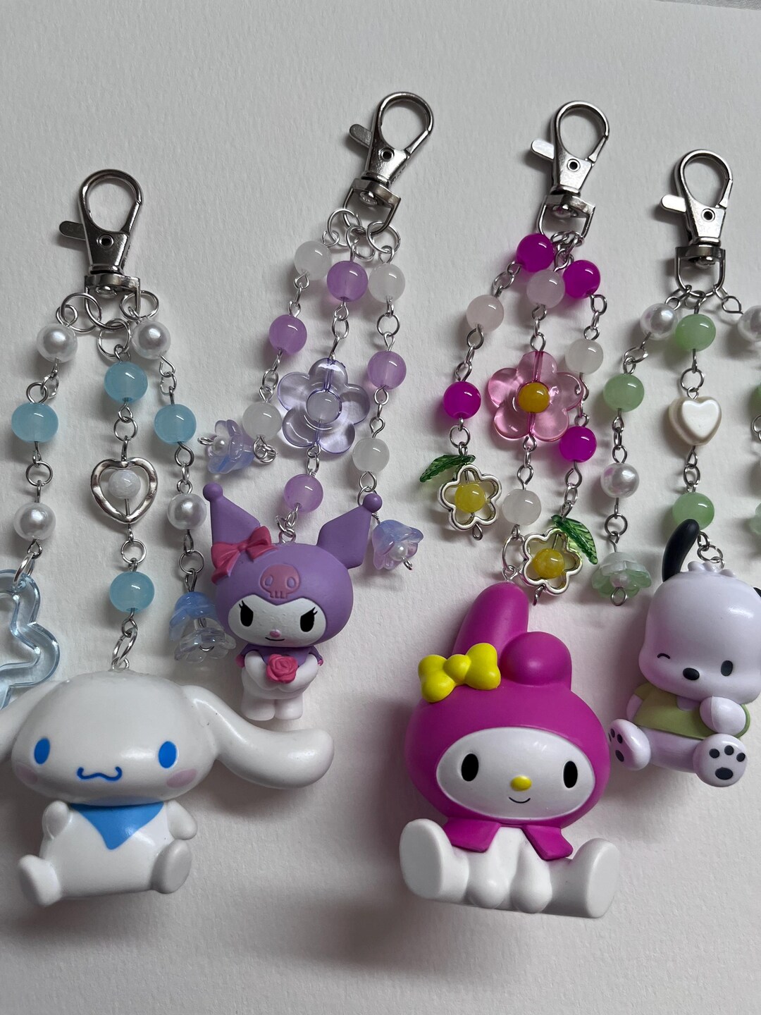 Sanrio Upcycled Keychains | Kawaii Keychains | Hello Kitty Character ...