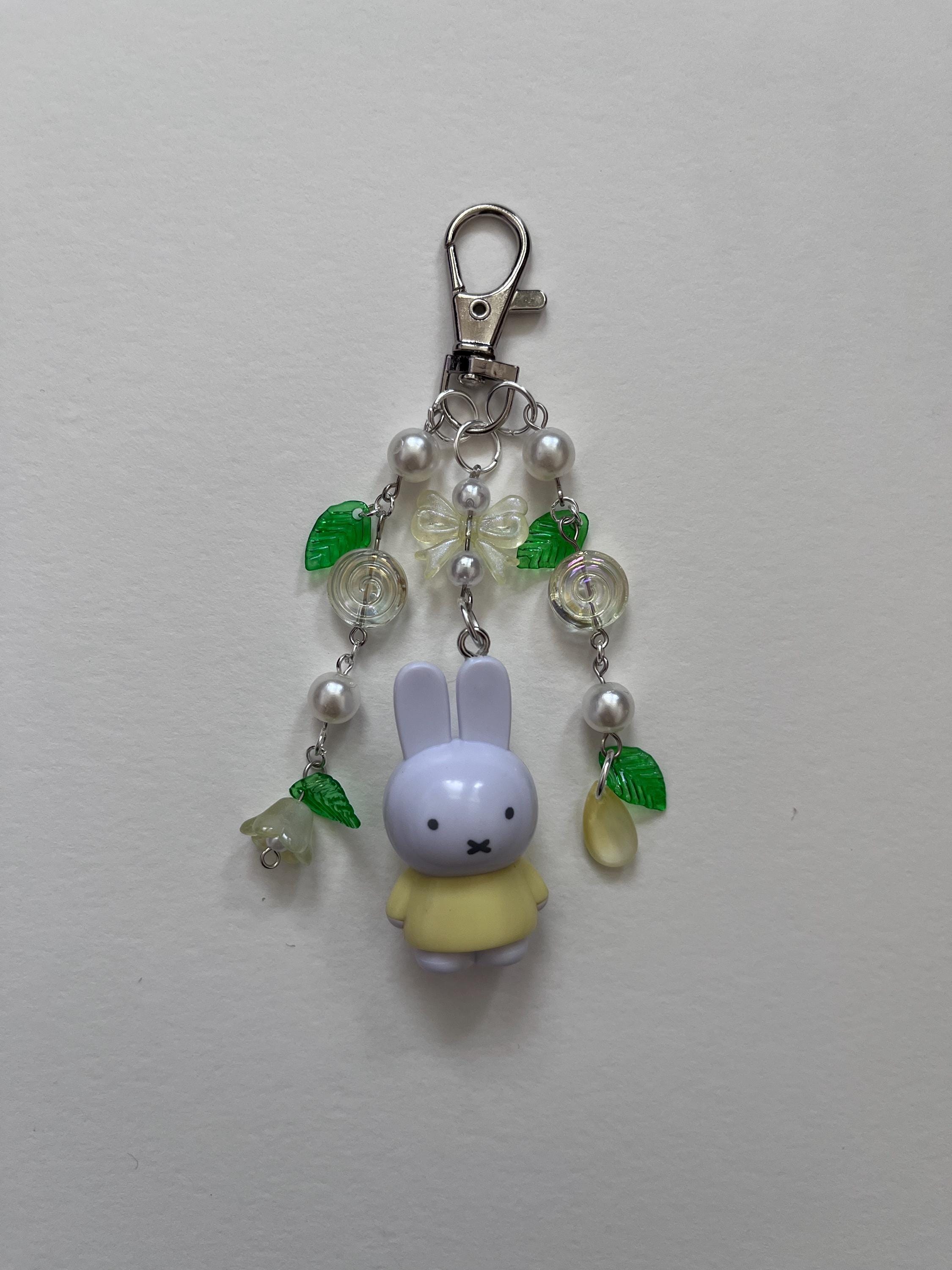 Miffy Keychains | Upcycled Miffy Bunny Trinket Keychains | Miffy Bag ...