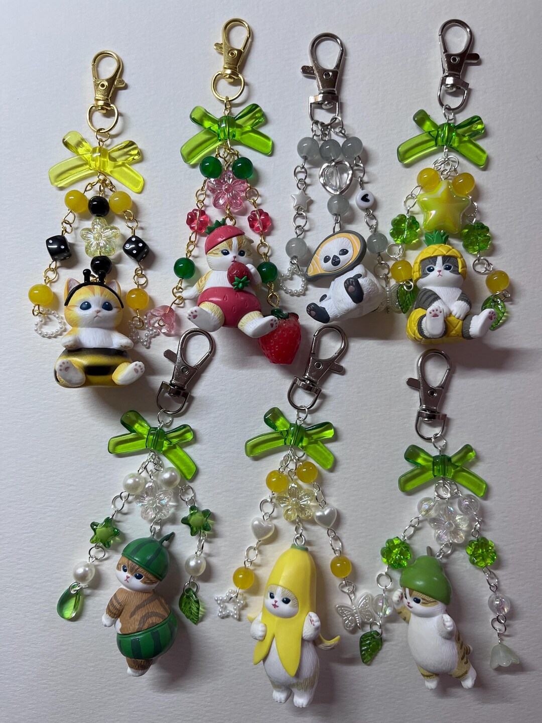 Mofusand Keychains | Upcycled Mofusand Figurines Bag Charms | Mofusand ...