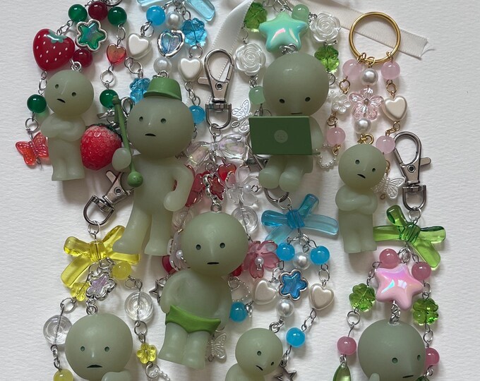 Smiski Keychains - Etsy