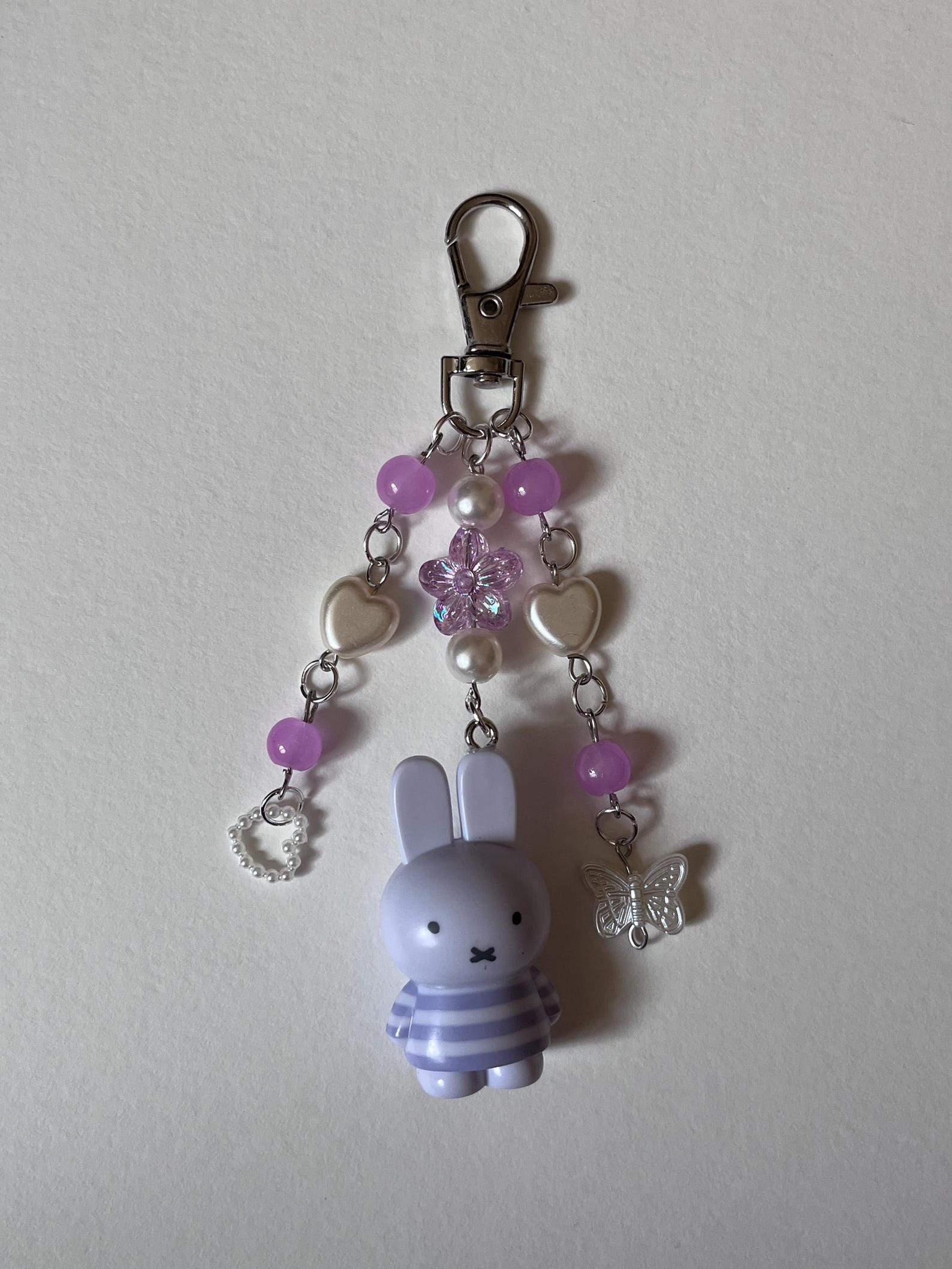 Miffy Keychains | Upcycled Miffy Bunny Trinket Keychains | Miffy Bag ...