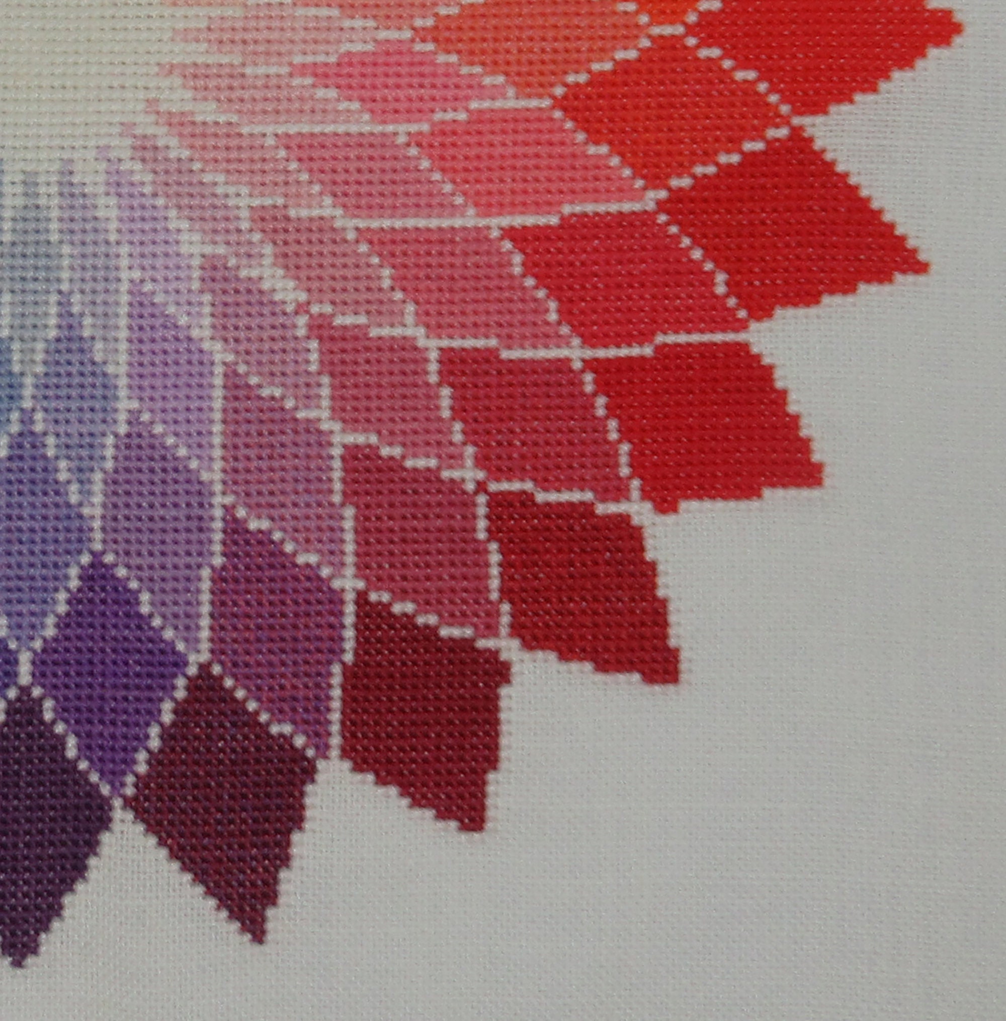 Spectrum Starburst – Cross Stitch Pattern – Instant Download PDF - Etsy