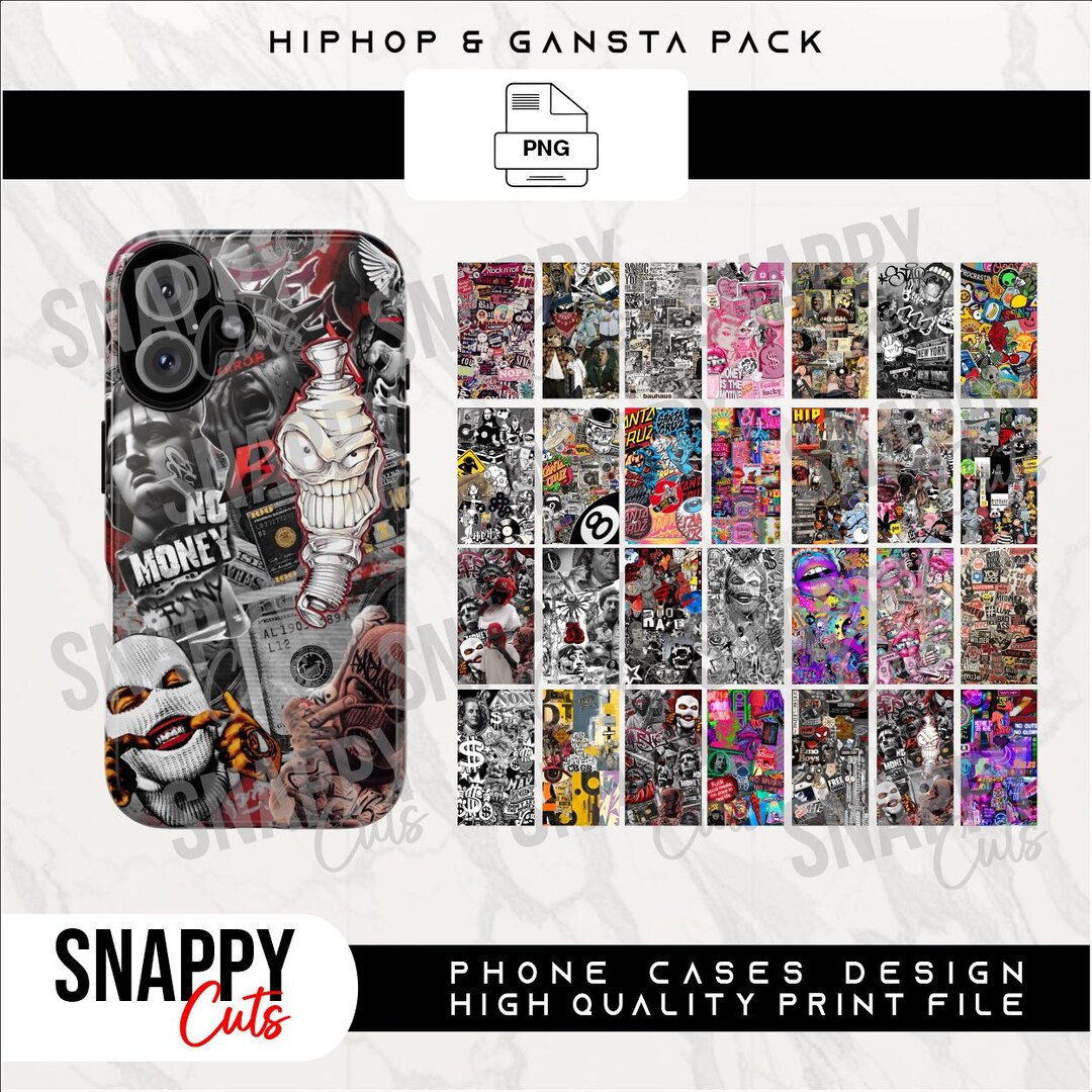 Hiphop Gansta Sublimation Template for Sublimation Phone Case ,phone ...