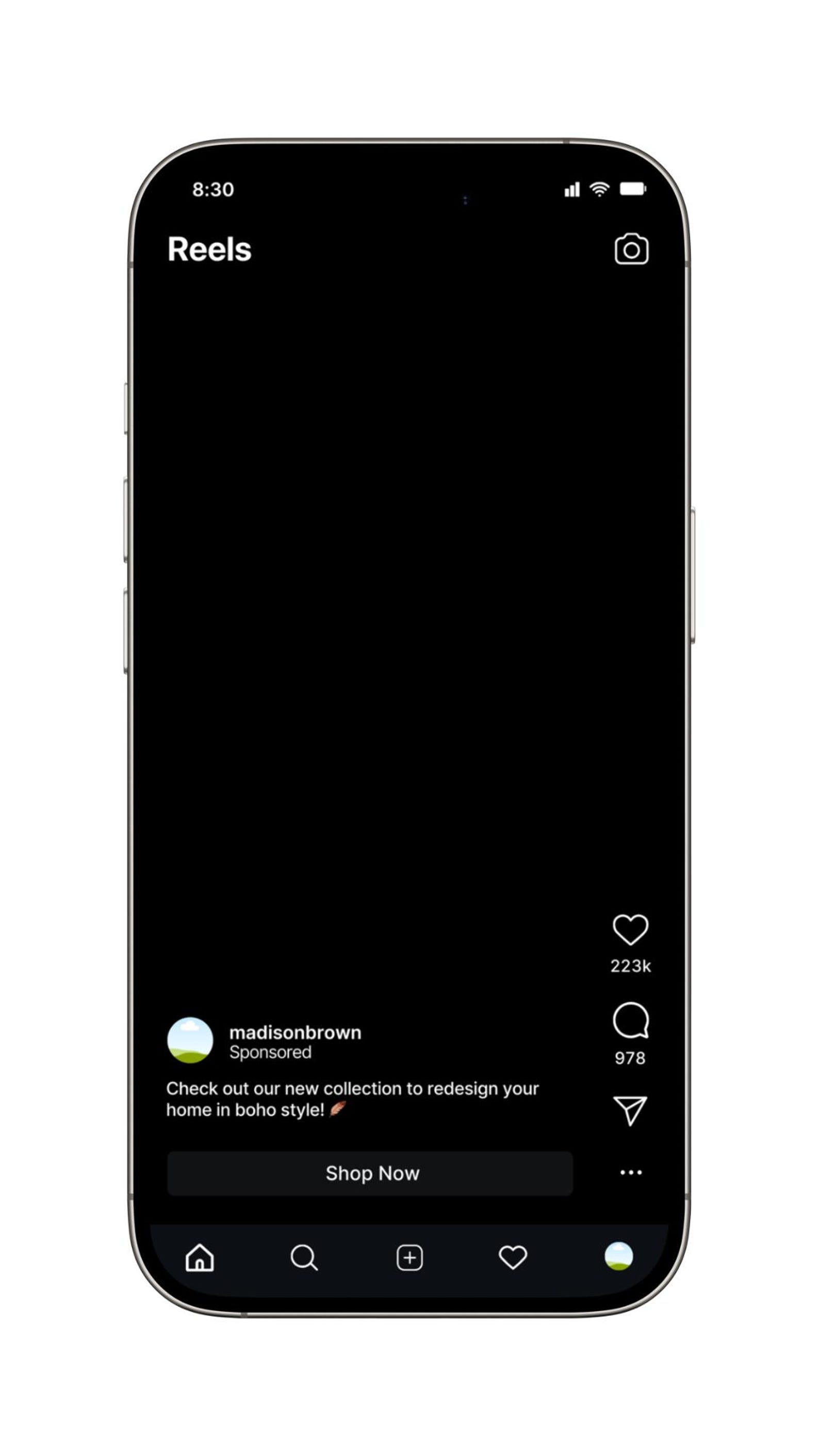 Instagram Reels Safe Zone Template, Transparent Overlay (PNG) - Etsy