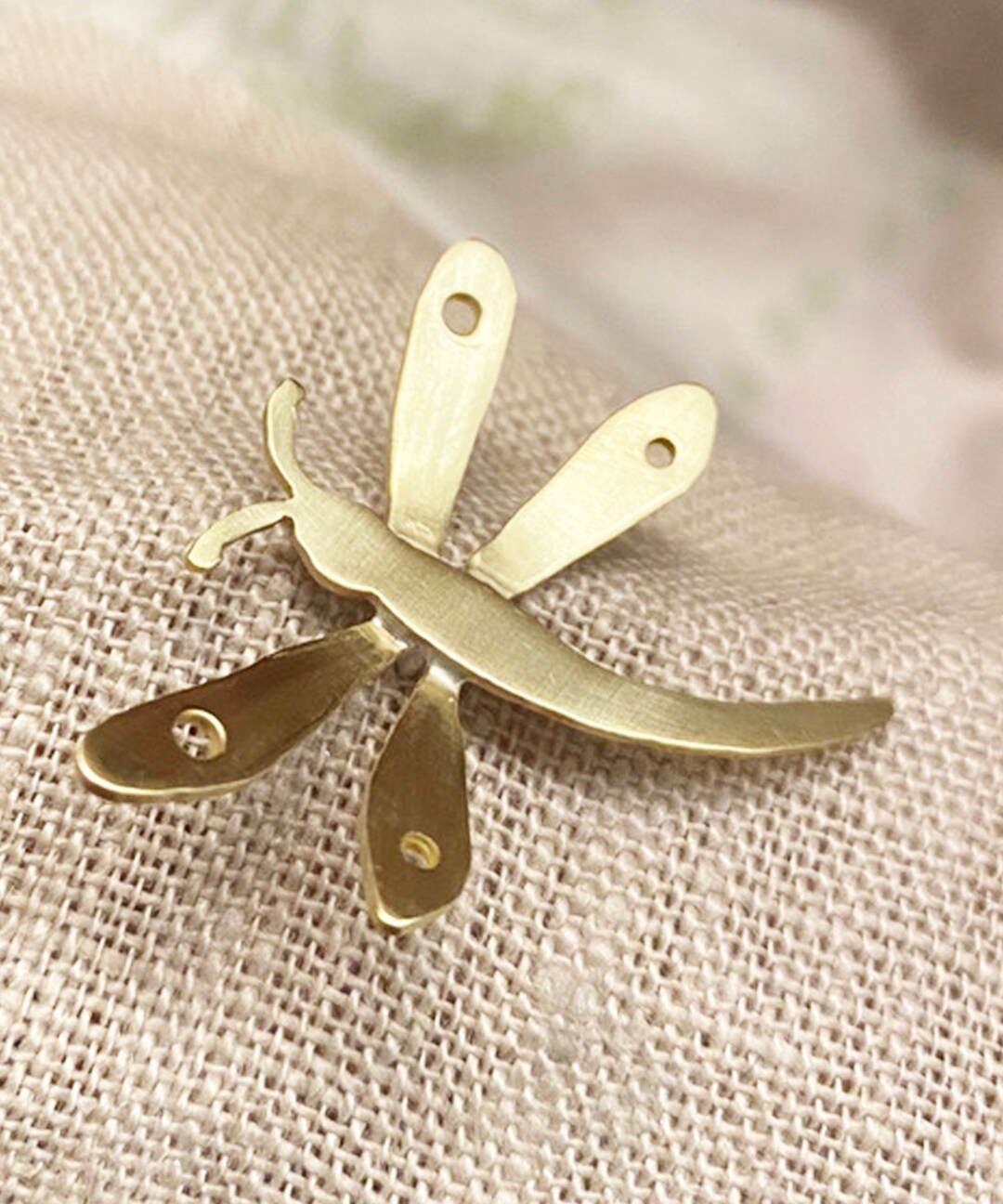 Brass Dragonfly Swedish Pin Brooch - Etsy
