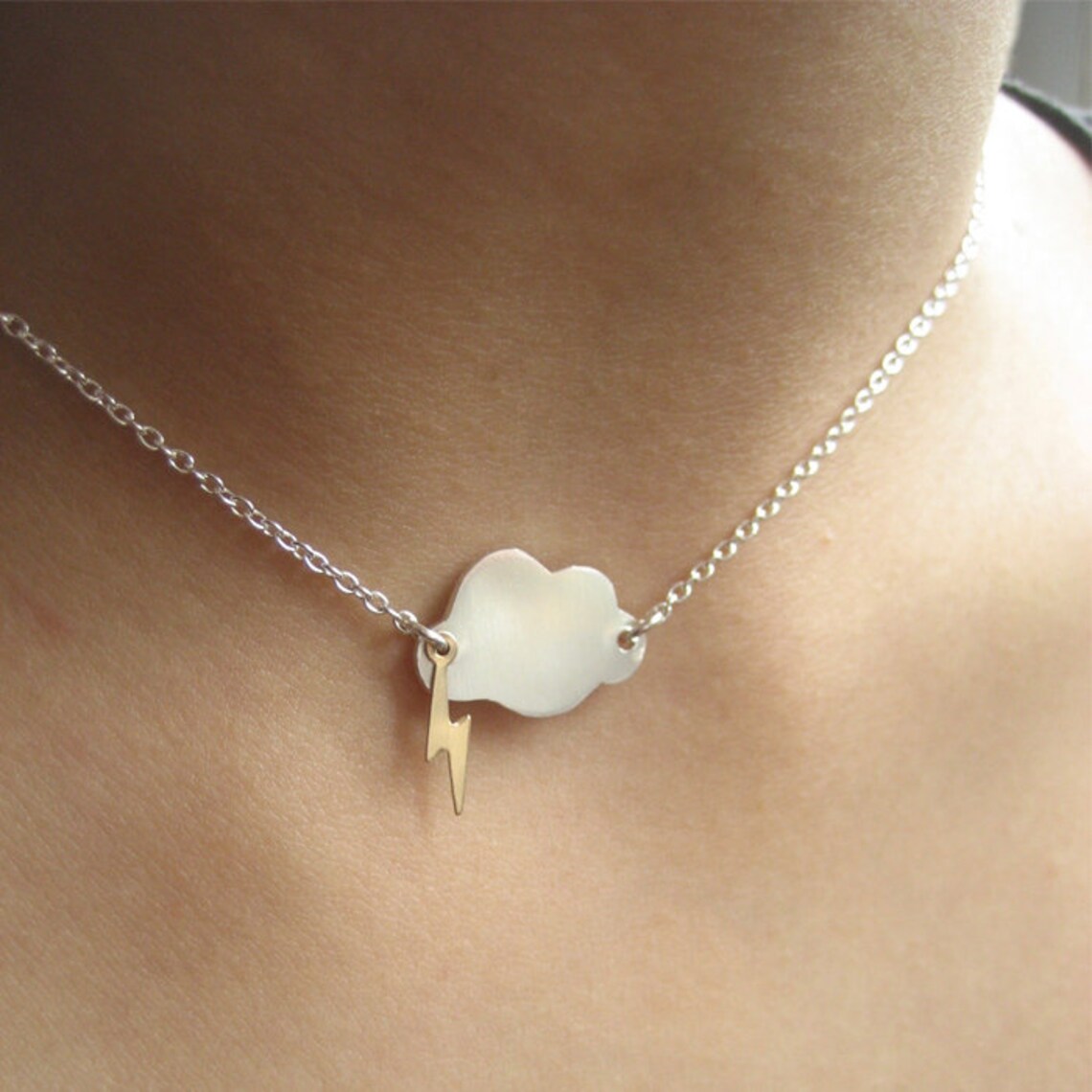 Sterling Silver Cloud Jewelry Cloud Necklace Silver Cloud - Etsy