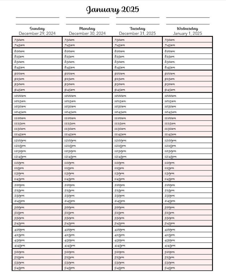 Digital 2025 Weekly Planner - Etsy