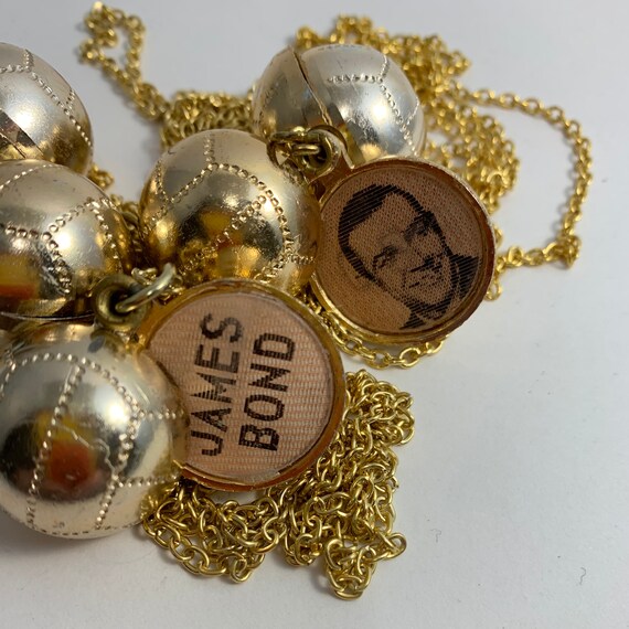 1960s gold tone football Sean Connery James Bond OSS … - Gem